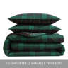 Eddie Bauer Woodland Tartan Cotton Green Comforter Set & Reviews | Wayfair